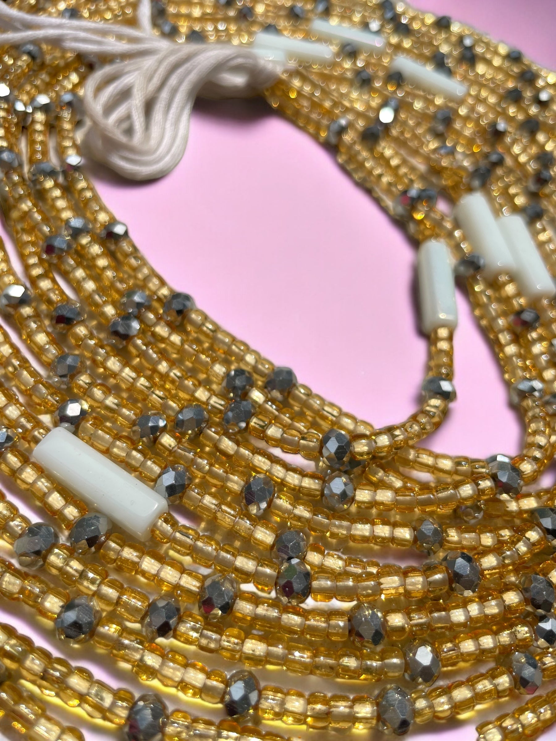 Single Strand Waist Bead - Gold – The Drip Fairy